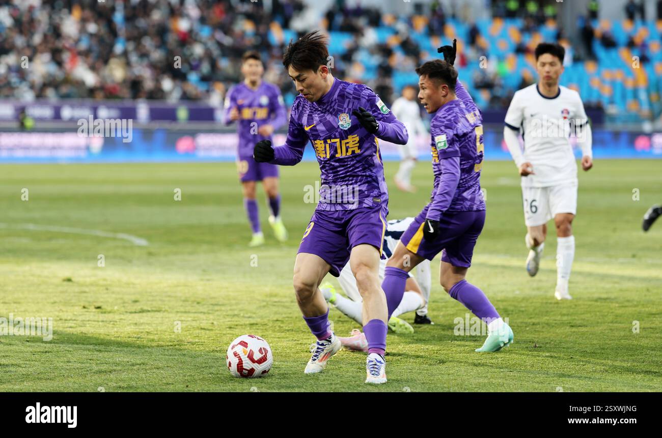 Tianjin Jinmen Tiger Football Club 2-2 draw Meizhou Hakka Football Club ...