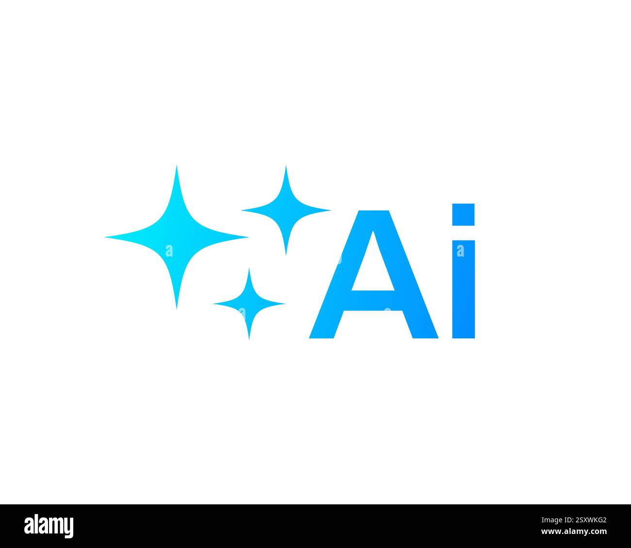 AI logo with gradient colors, abstract symbol, and modern bot design ...
