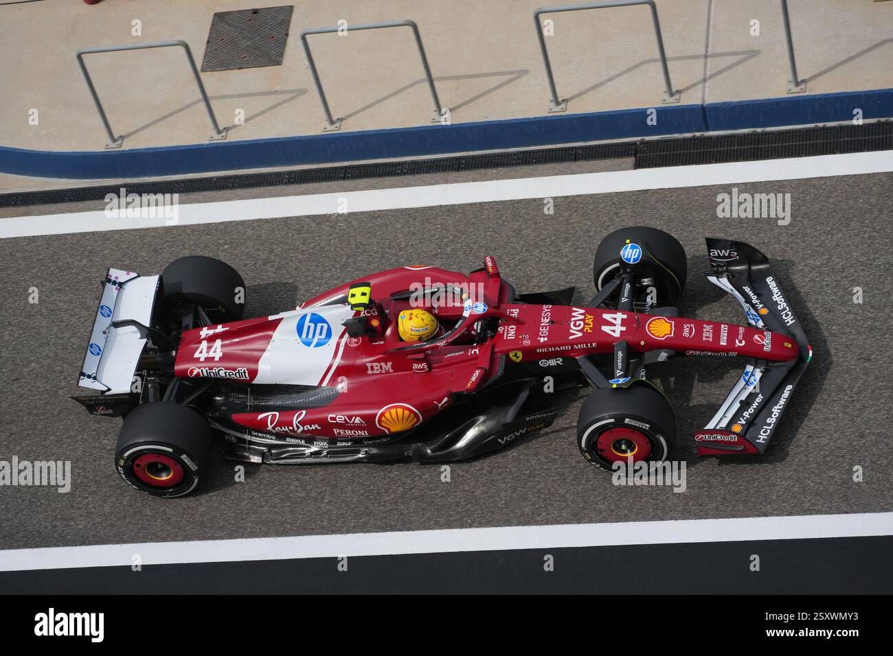 Sakhir, Bahrain. 26th Feb, 2025. Formula 1: Start of pre-season testing ...