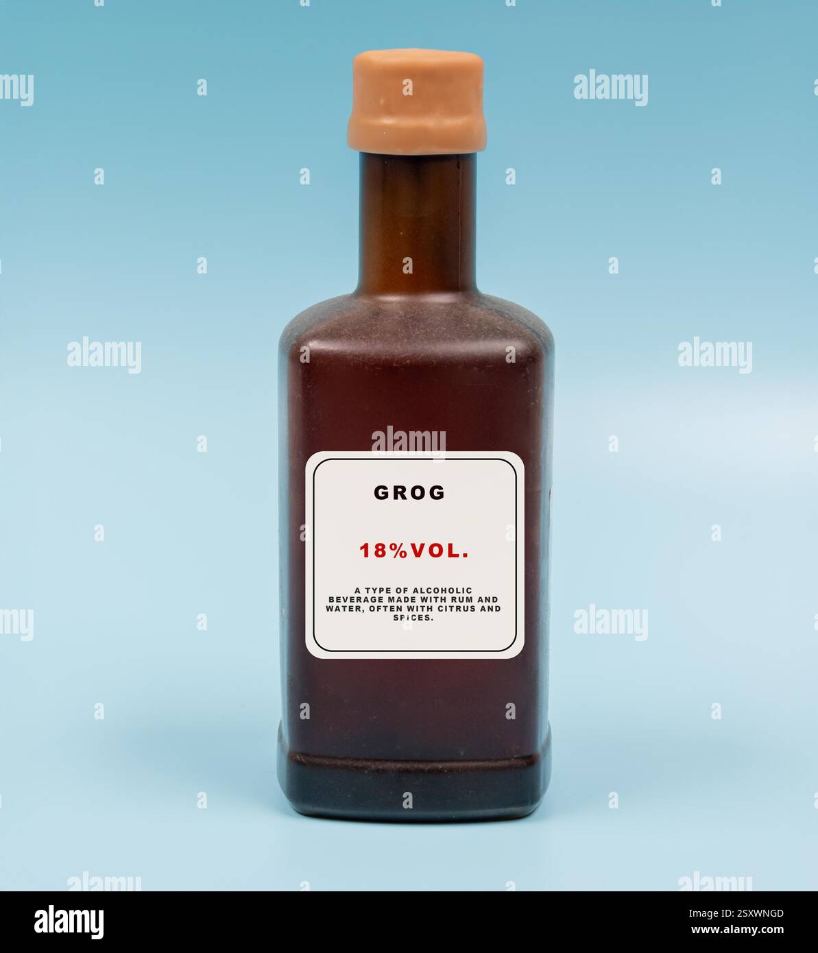 Grog A type of alcoholic beverage made with rum and water, often with ...