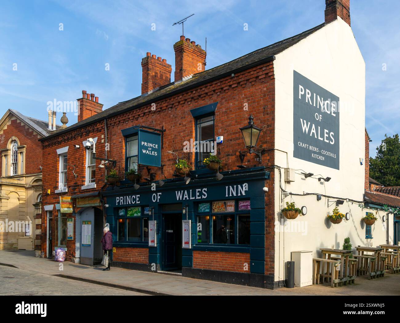 Prince of Wales public house, Bailgate, Uphill area of city of Lincoln ...