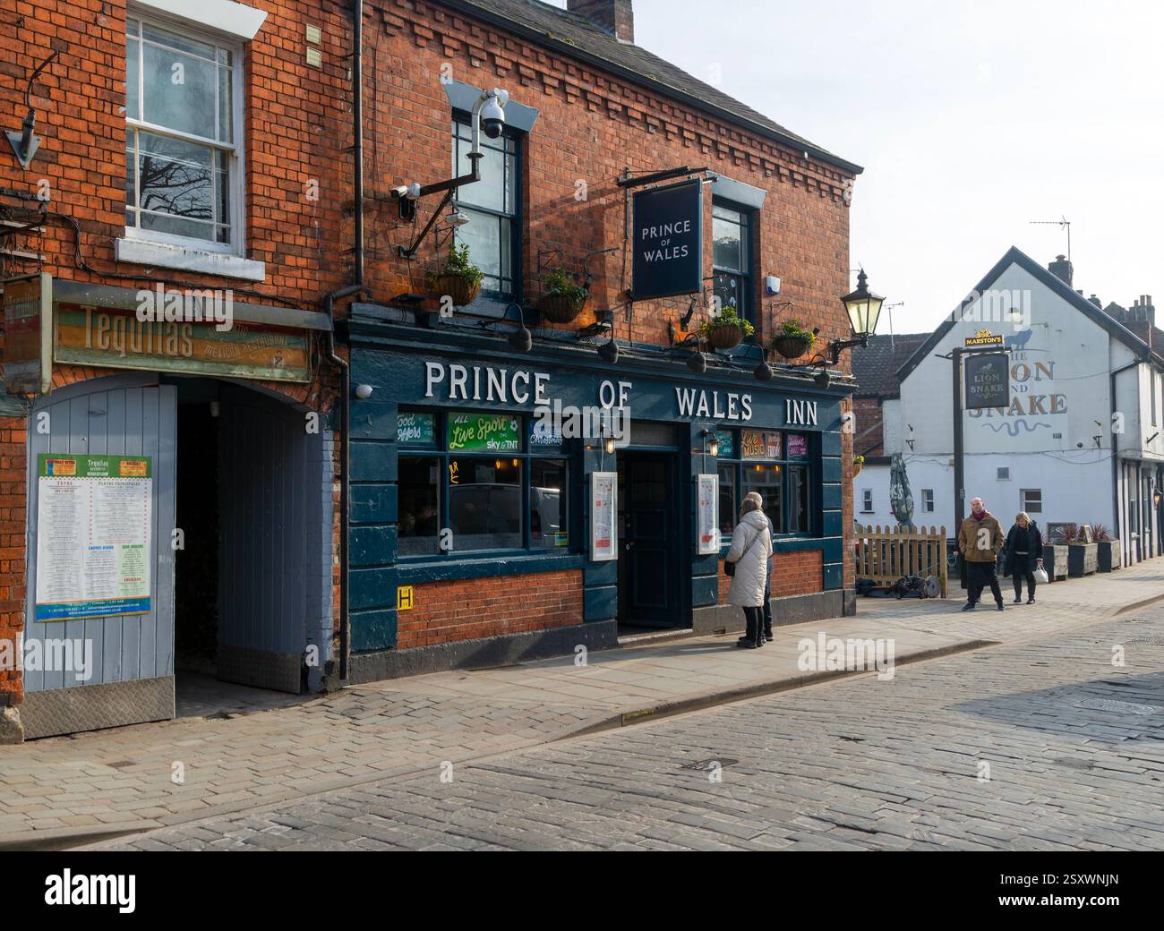 Prince of Wales public house, Bailgate, Uphill area of city of Lincoln ...