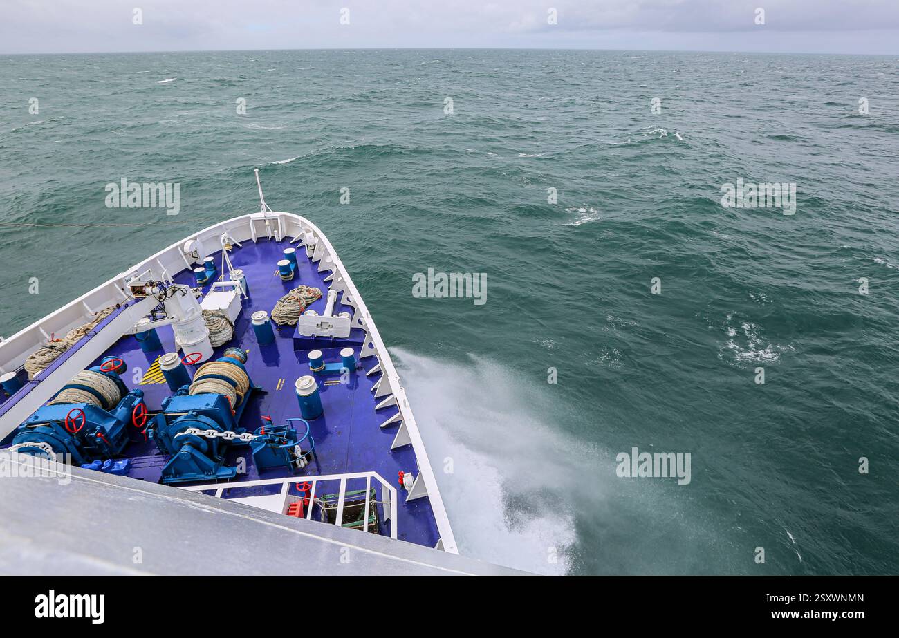 Cruise ship BERLIN foredeck from navigational bridge| 2025: BERLIN ...