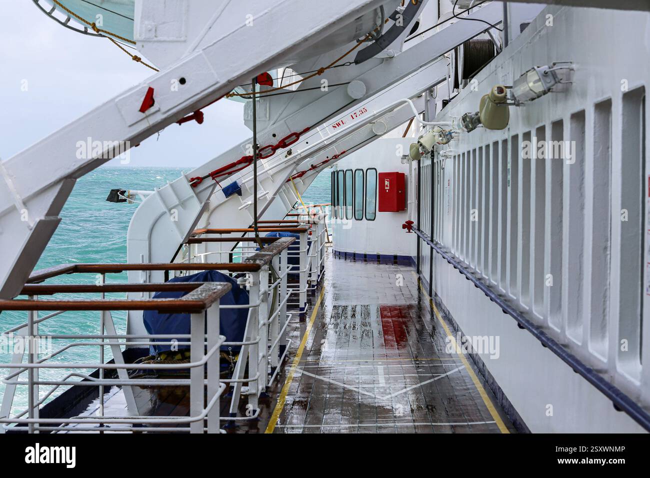 Cruise ship BERLIN promenade lifeboats deck|2025 Superyacht BERLIN ...