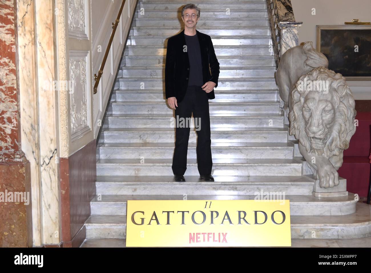 Hotel Plaza, Rome, Italy, February 25, 2025, Kim Rossi Stuart during ...