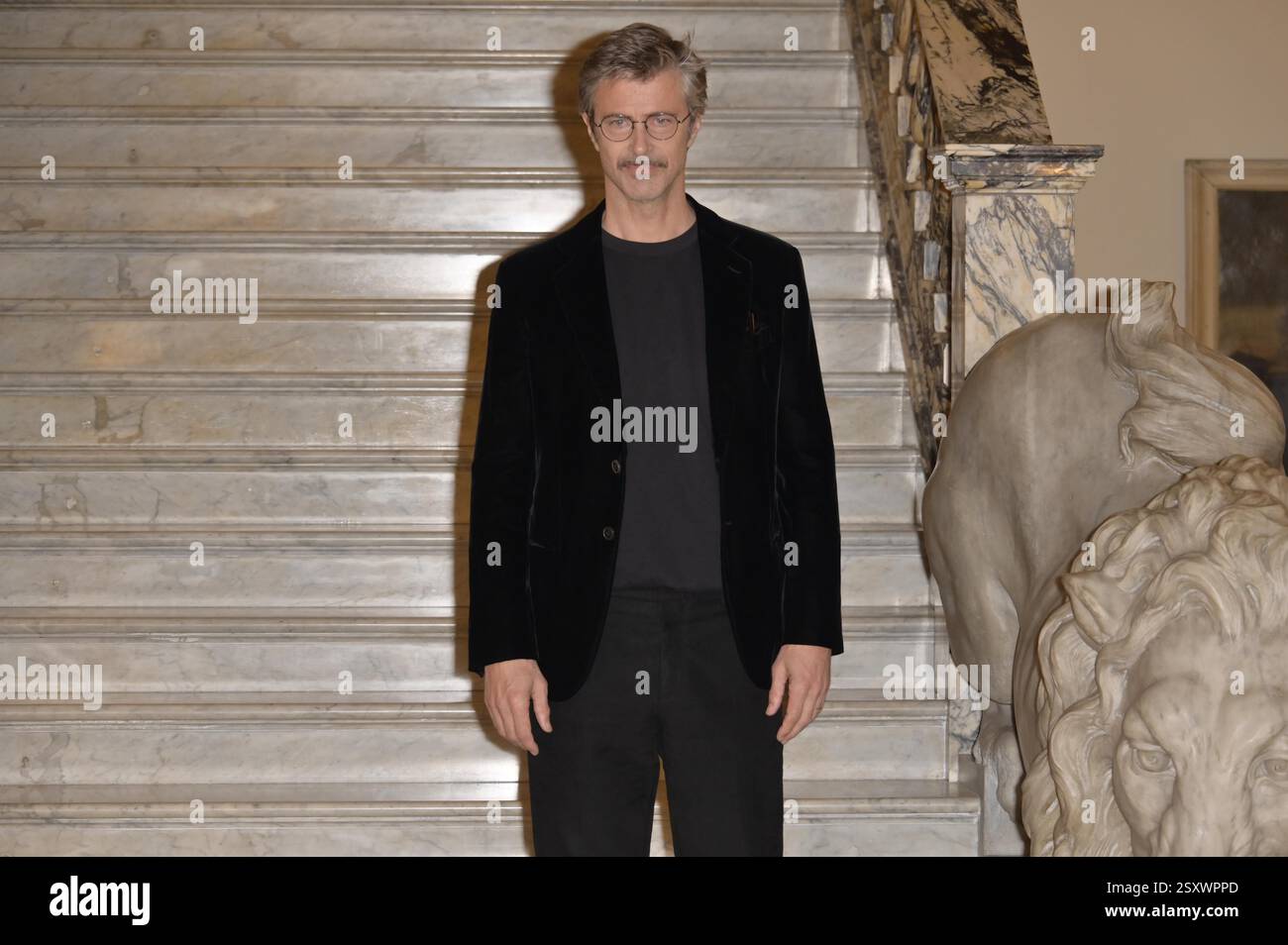 Hotel Plaza, Rome, Italy, February 25, 2025, Kim Rossi Stuart during ...