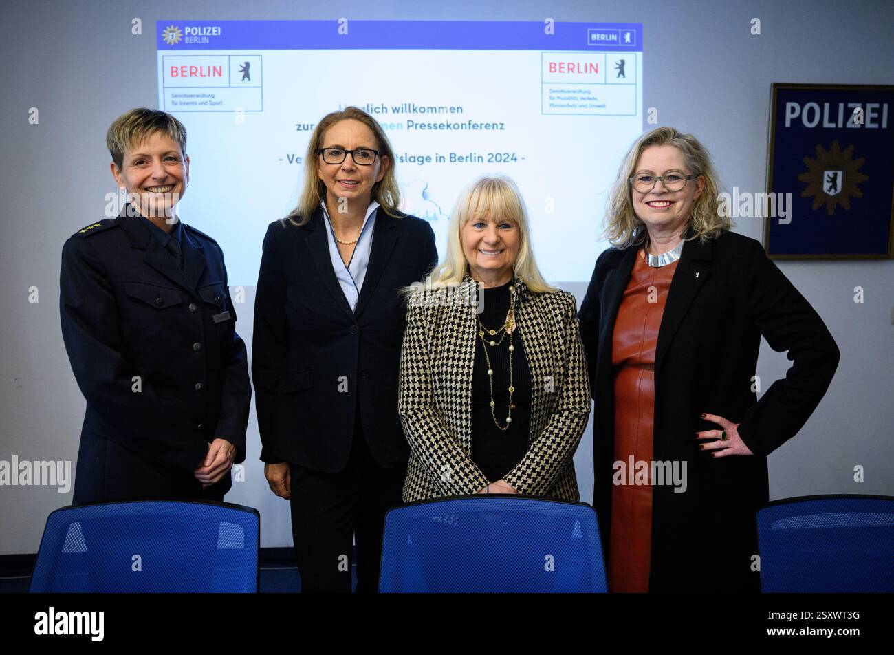 26 February 2025, Berlin: Katrin Stojanoff (l-r), Head of the Traffic ...