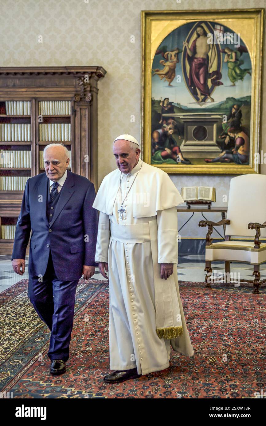 Vatican City Pope Francis Pope Francis meets with the President of the ...