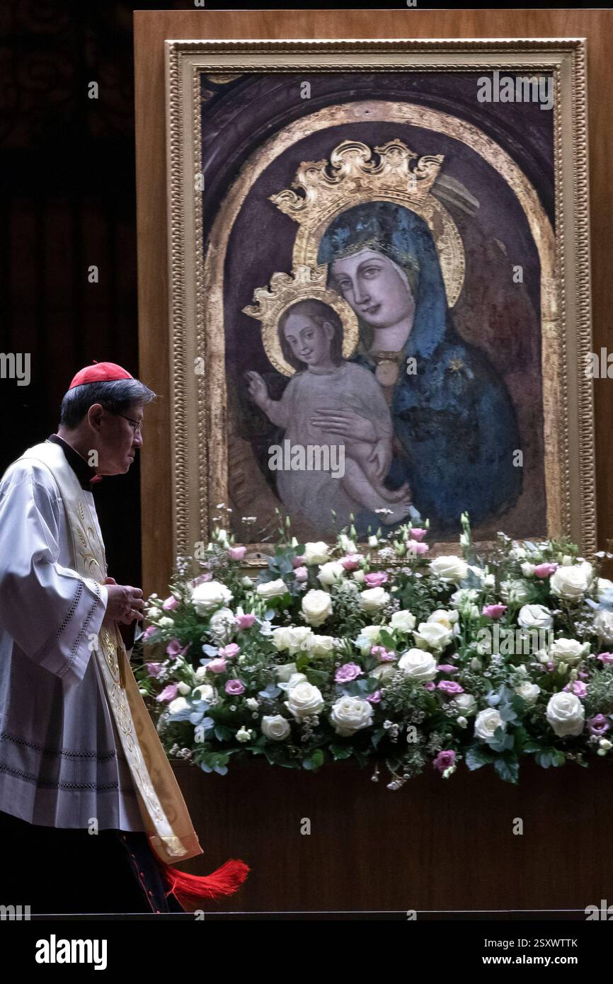 Vatican City, Vatican, 25 February 2025. Cardinal Luis Antonio Gokim ...