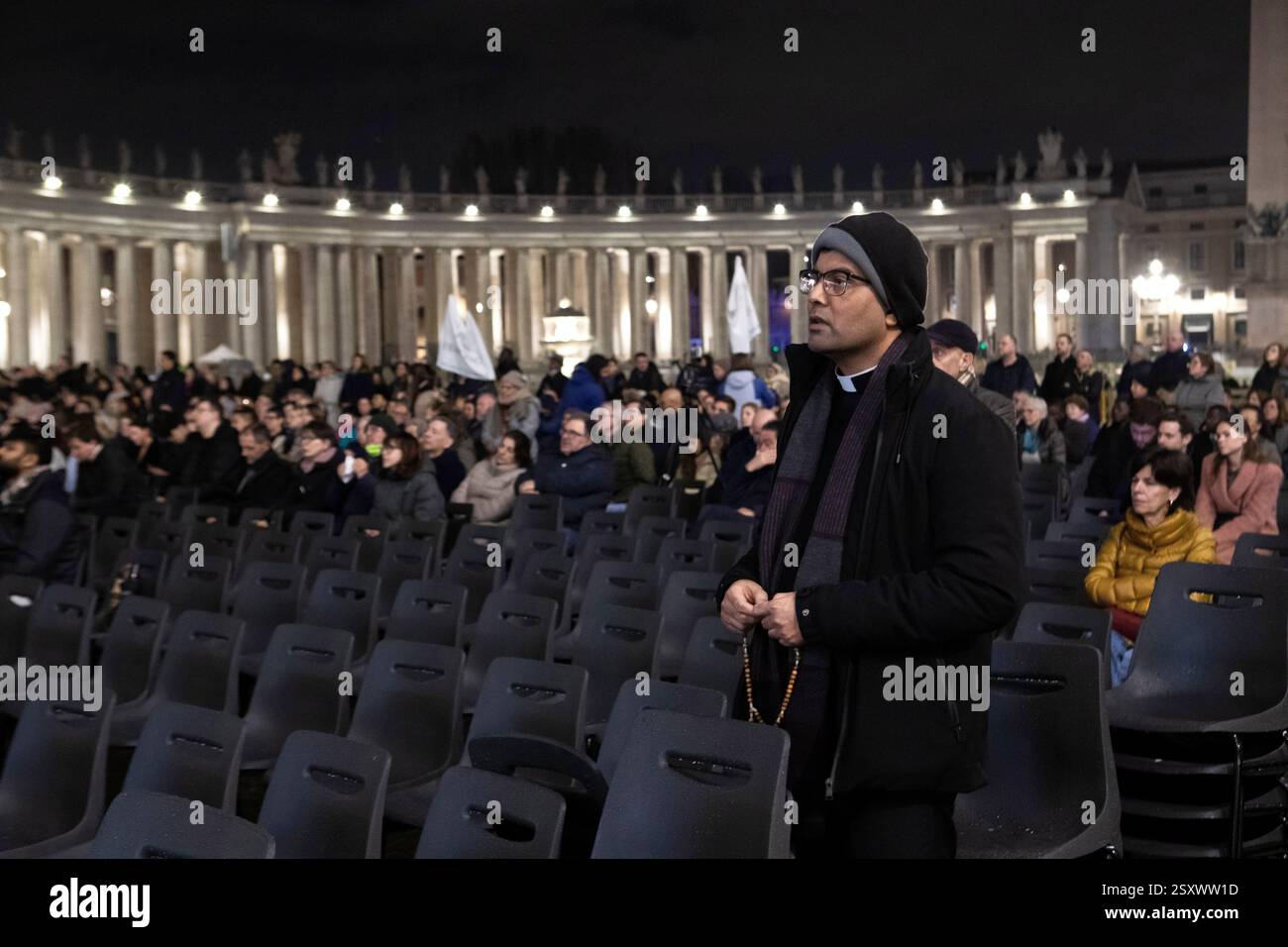 Vatican City, Vatican, 25 February 2025. Cardinal Luis Antonio Gokim ...