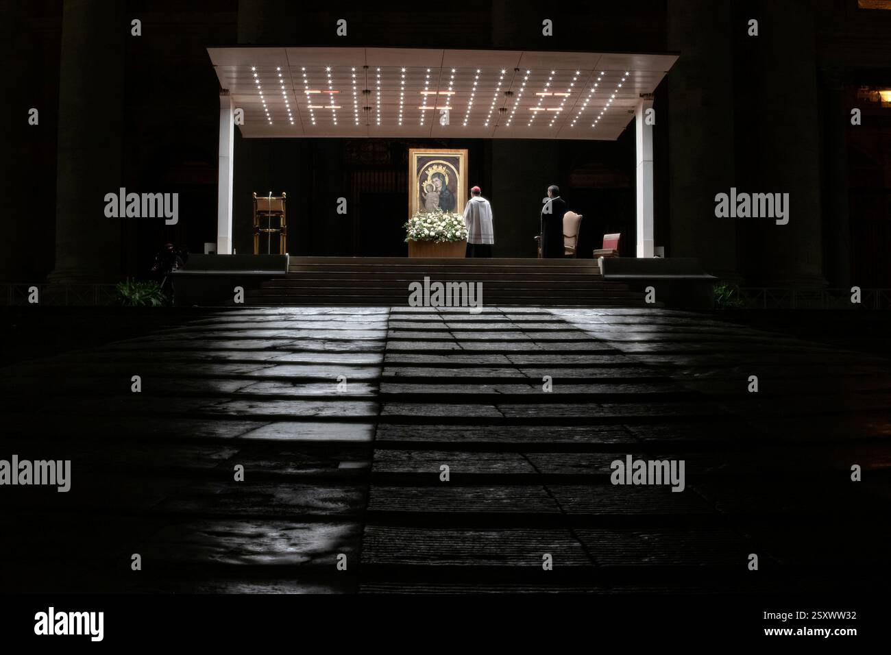 Vatican City, Vatican, 25 February 2025. Cardinal Luis Antonio Gokim ...