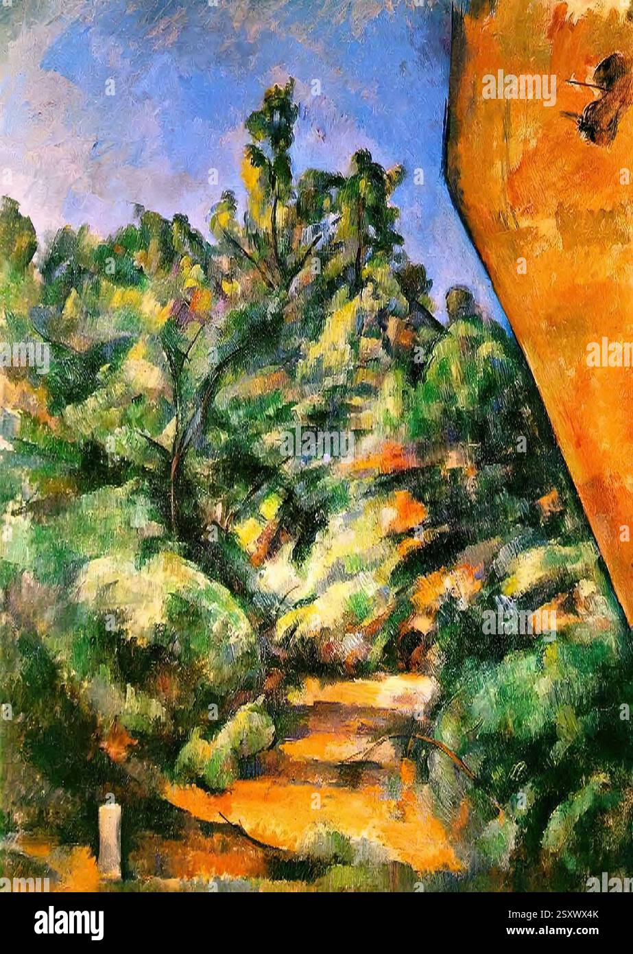 Paul Cezanne painting - Bibemus Quarry Stock Photo - Alamy