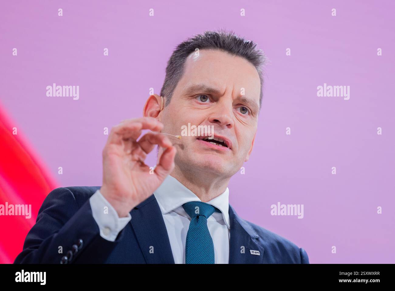 Essen, Germany. 26th Feb, 2025. Leonhard Birnbaum, CEO of Eon SE ...