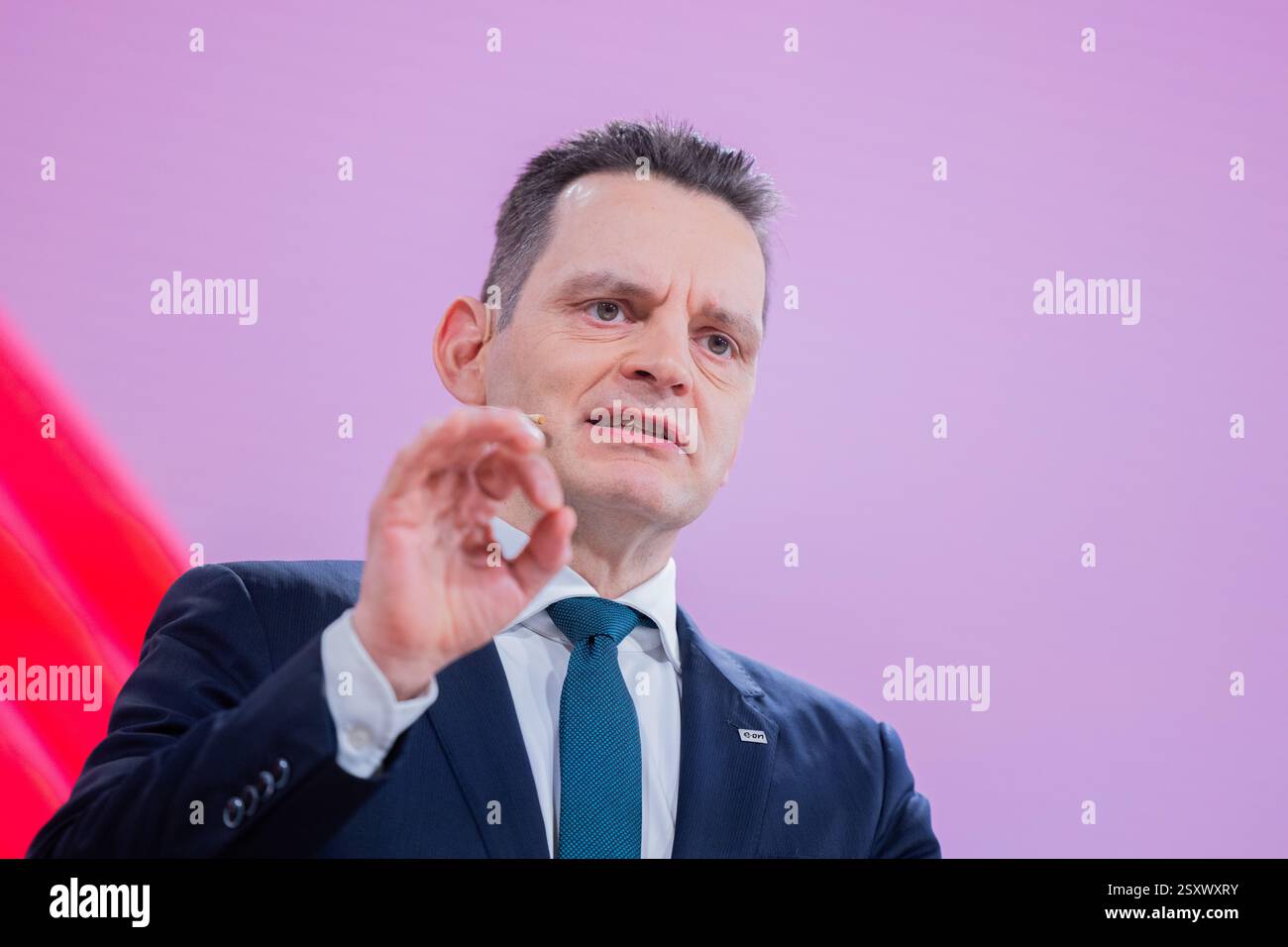 Essen, Germany. 26th Feb, 2025. Leonhard Birnbaum, CEO of Eon SE ...