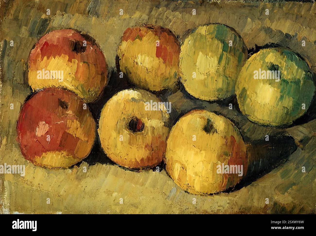 Paul Cezanne painting - Apples still life Stock Photo - Alamy