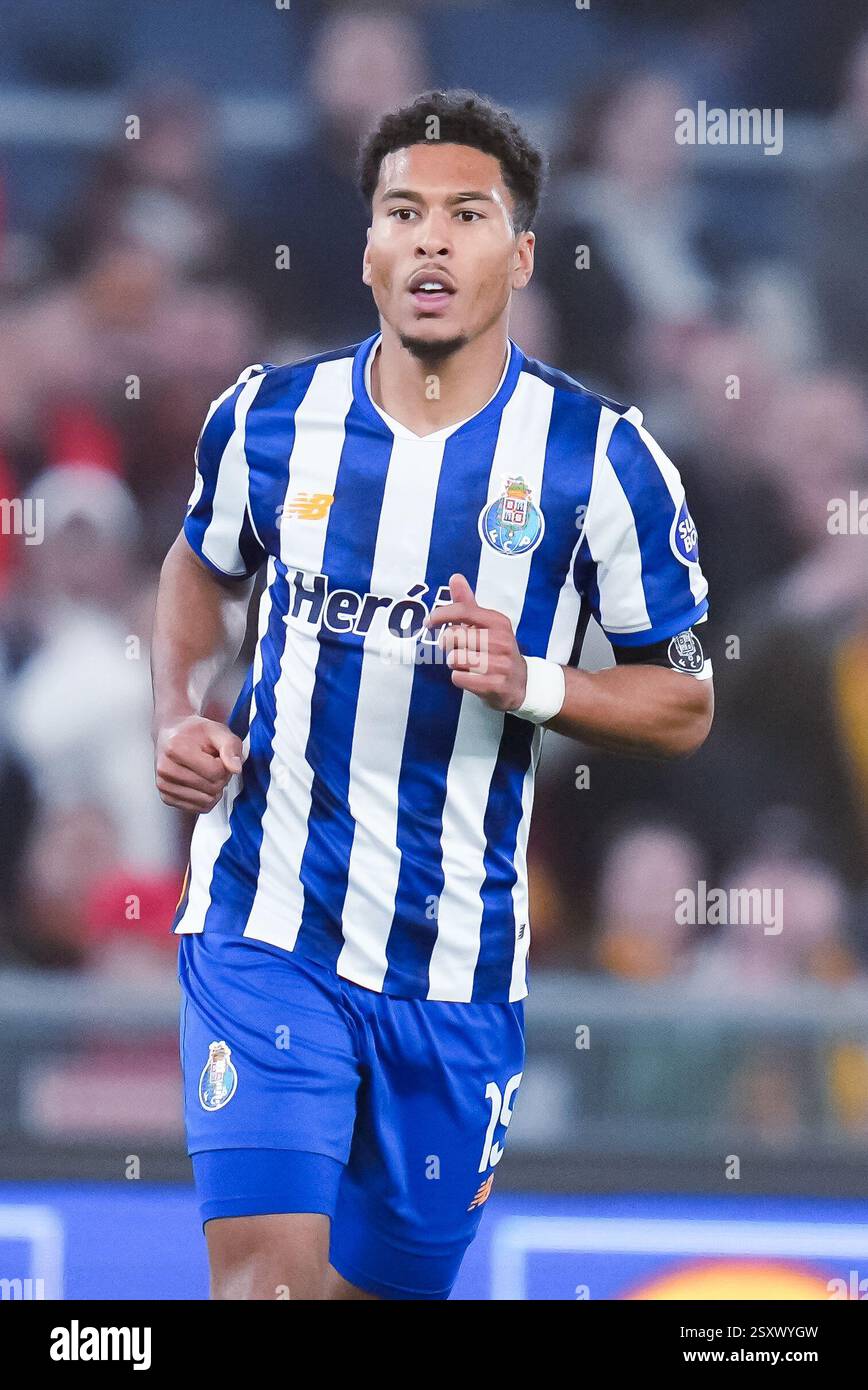 Rome, Italy. 20th Feb, 2025. Danny Namaso Loader of FC Porto looks on ...