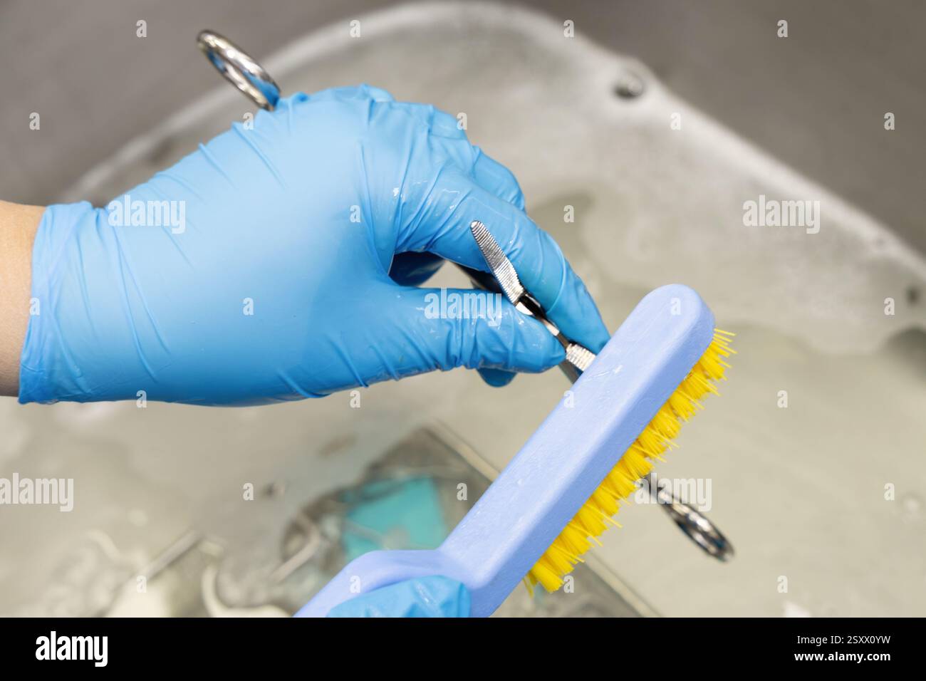 Disinfection process hi-res stock photography and images - Alamy