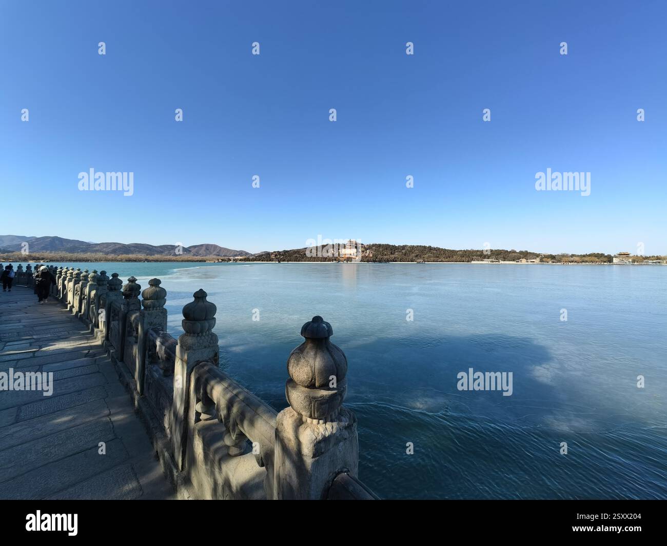 Early spring scenery of the Kunming Lake at the Summer Palace in ...