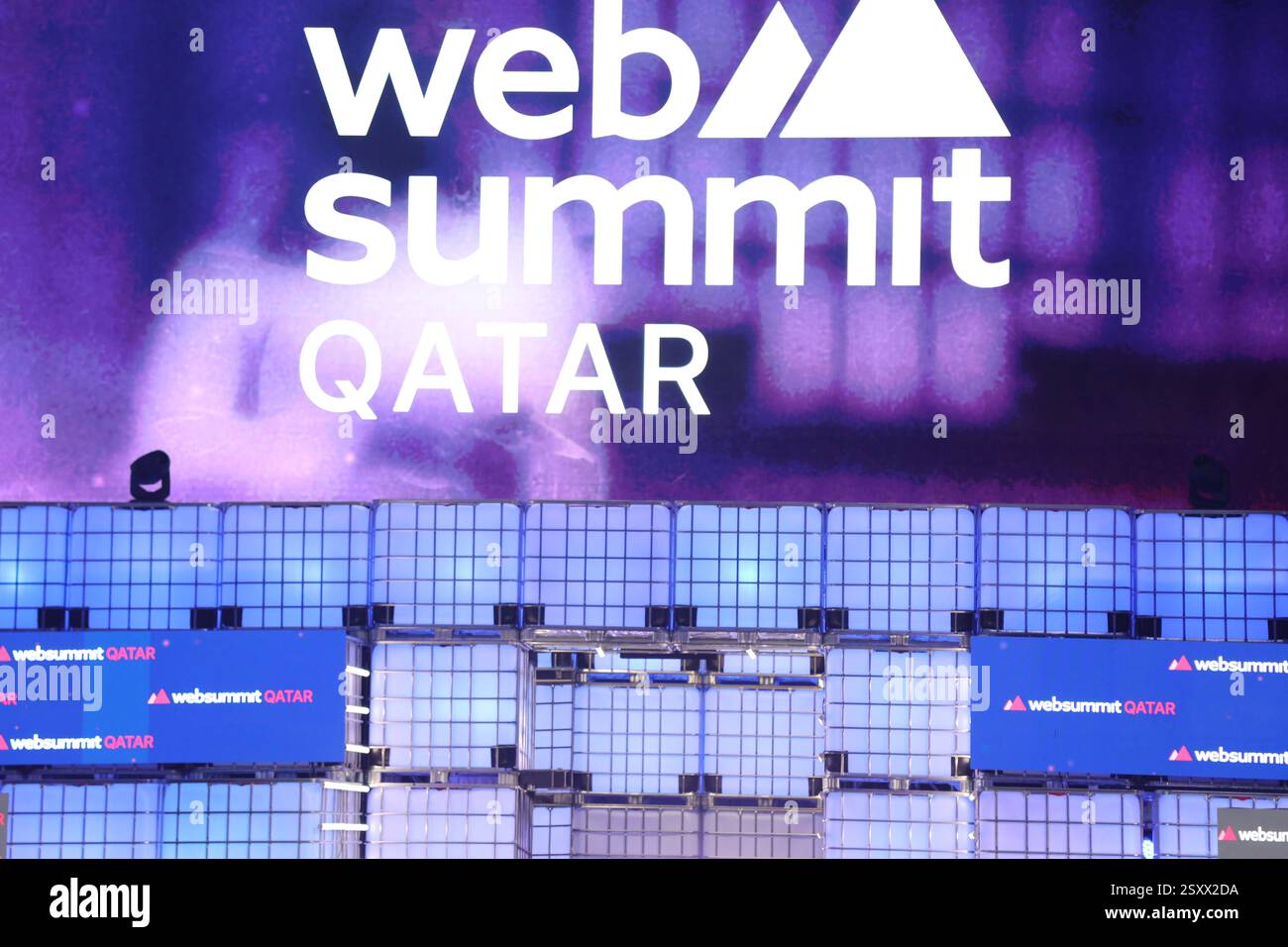 Vibrant advertisement showcasing doha skyline, promoting it as a hub ...