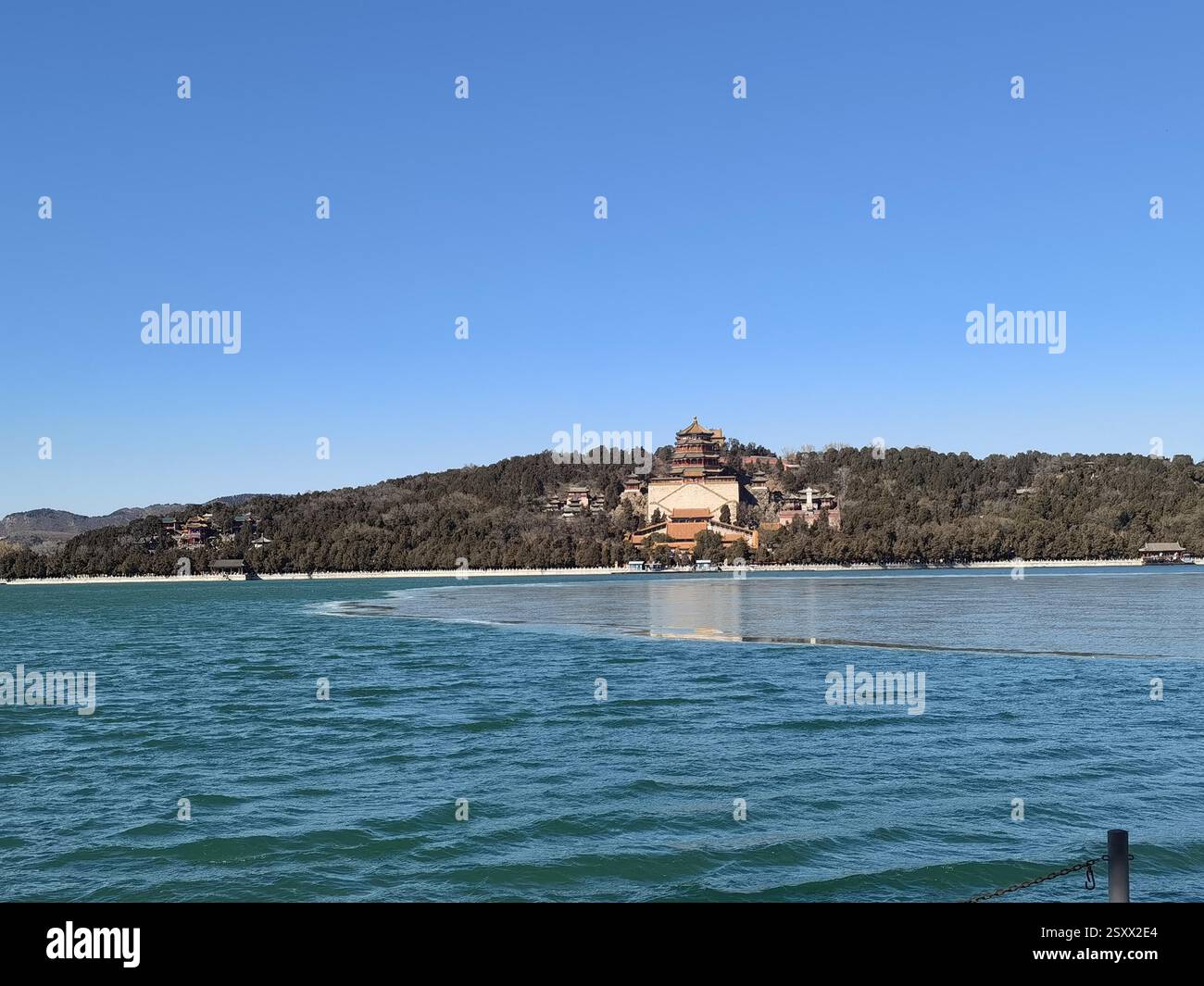 Early spring scenery of the Kunming Lake at the Summer Palace in ...