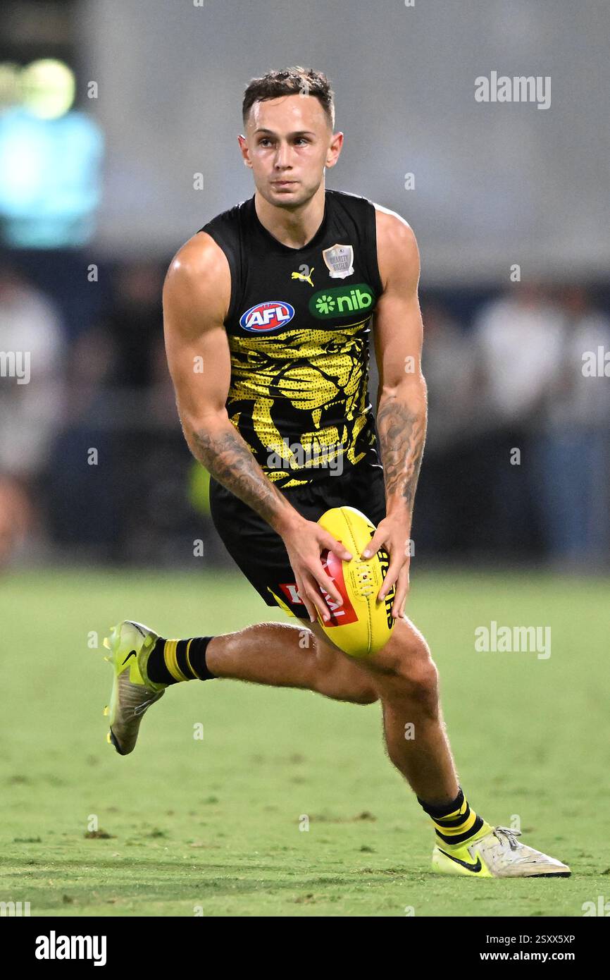 Melbourne, Australia. 26th Feb, 2025. Rhyan Mansell of Richmond in ...