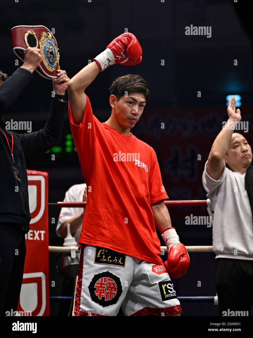 Tokyo, Japan. 1st Feb, 2025. Champion Subaru Murata before his WBO Asia ...