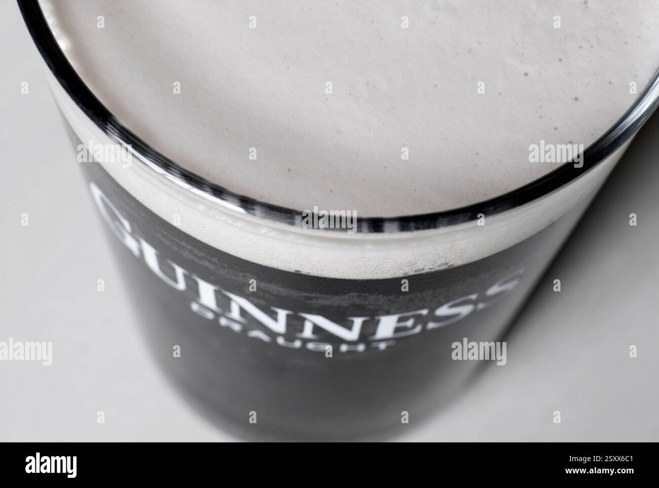 pint of guinness in glass Stock Photo - Alamy