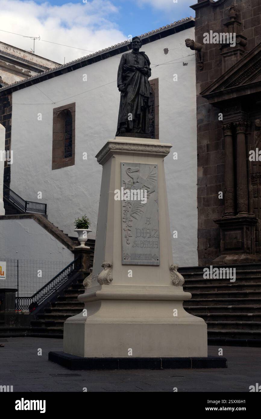 SANTA CRUZ, LA PALMA, CANARY ISLANDS - FEBRUARY 05, 2025: Memorial ...