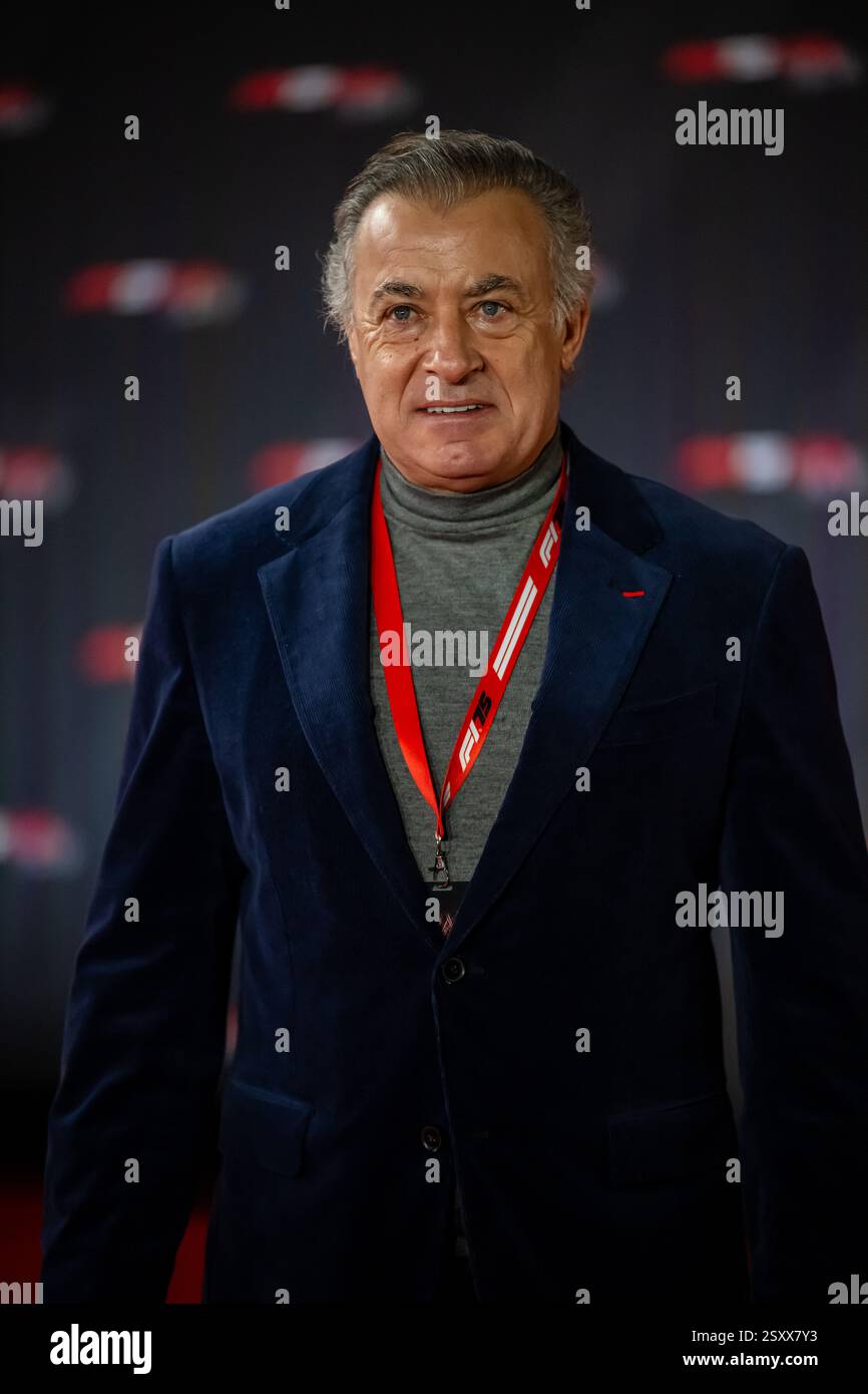 O2 ARENA LONDON, UNITED KINGDOM - FEBRUARY 18: Jean Alesi, arriving on ...