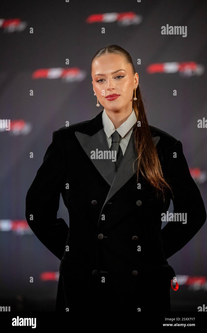 O2 ARENA LONDON, UNITED KINGDOM - FEBRUARY 18: Madie Paulett, arriving ...