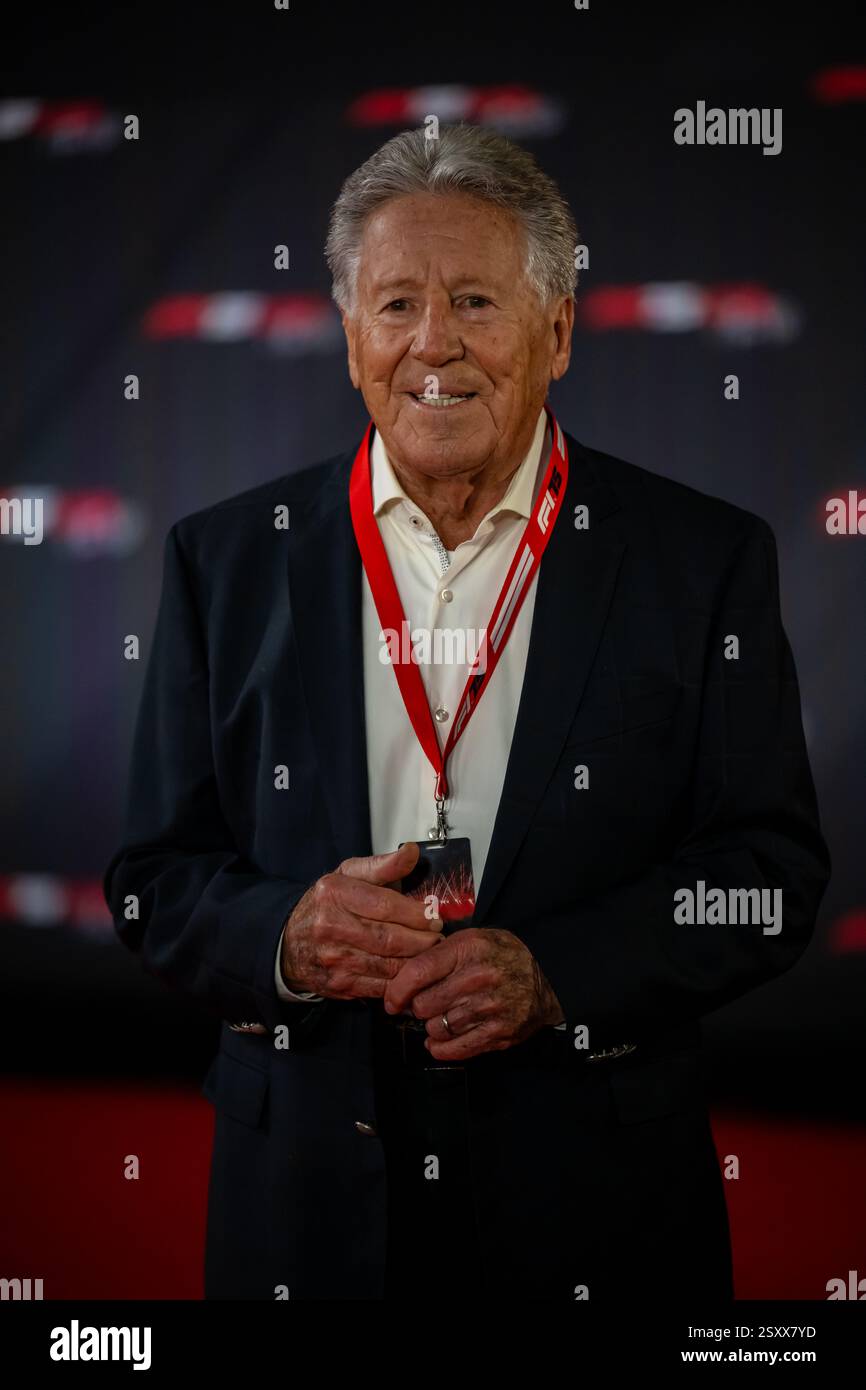 O2 ARENA LONDON, UNITED KINGDOM - FEBRUARY 18: Mario Andretti, arriving ...