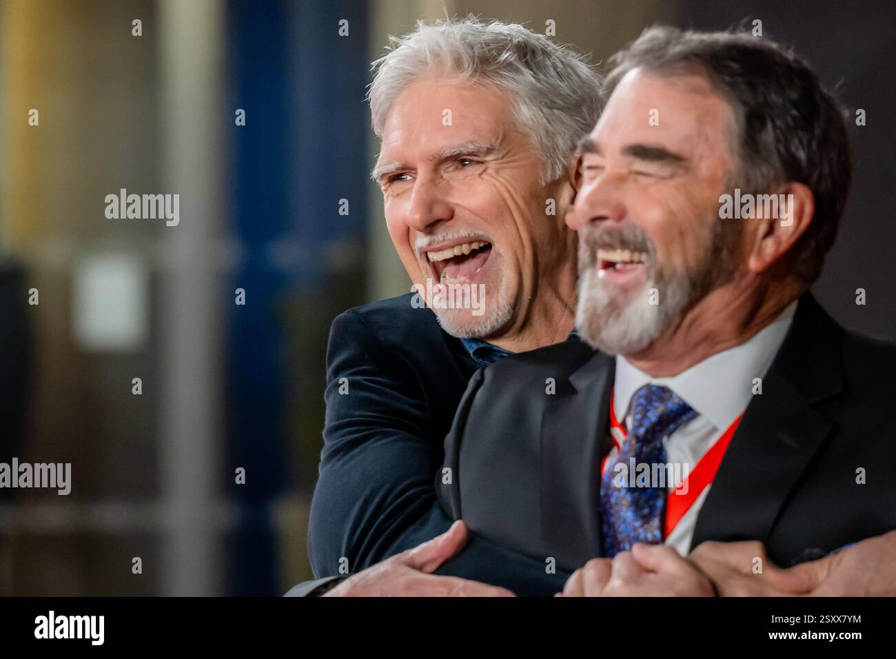 O2 ARENA LONDON, UNITED KINGDOM - FEBRUARY 18: Damon Hill and Nigel ...