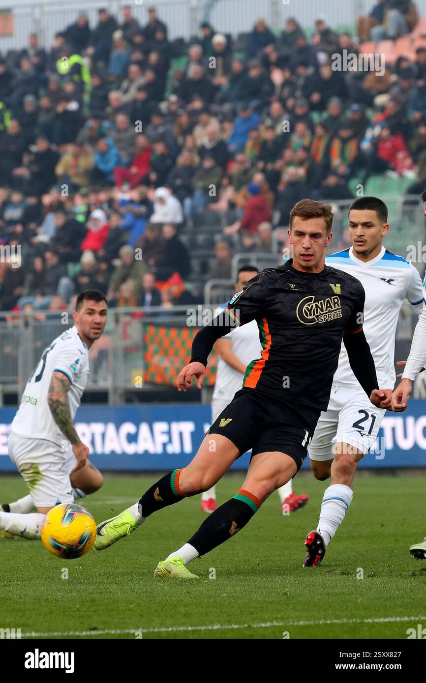 Venezia, Italia. 22nd Feb, 2025. Venezia's Daniel Fila In action during ...