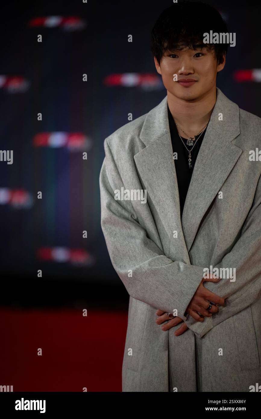 O2 ARENA LONDON, UNITED KINGDOM - FEBRUARY 18: Yuki Tsunoda, arriving ...