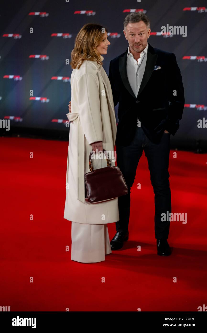 O2 ARENA LONDON, UNITED KINGDOM - FEBRUARY 18: Christian Horner and ...