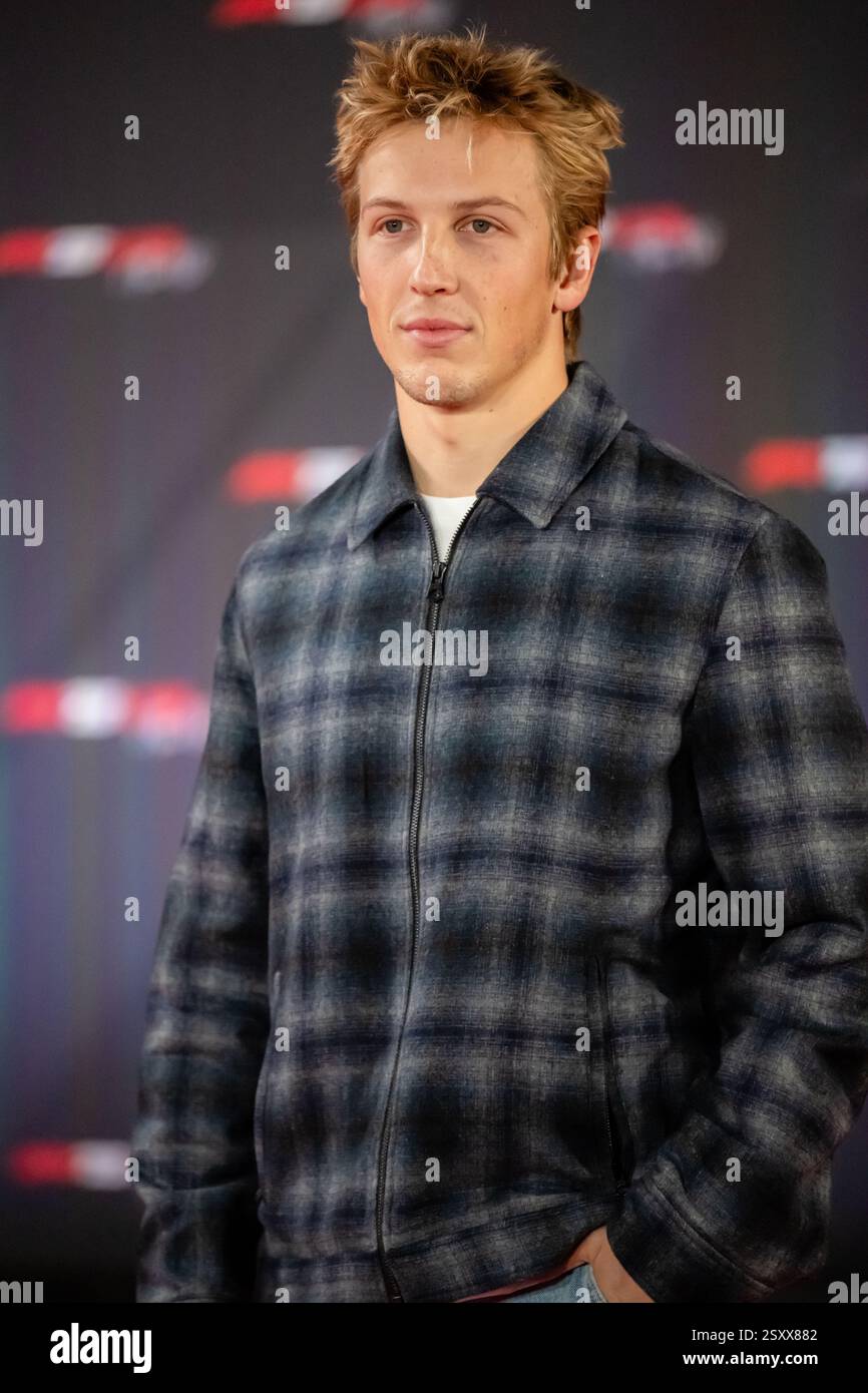 O2 ARENA LONDON, UNITED KINGDOM - FEBRUARY 18: Liam Lawson, arriving on ...