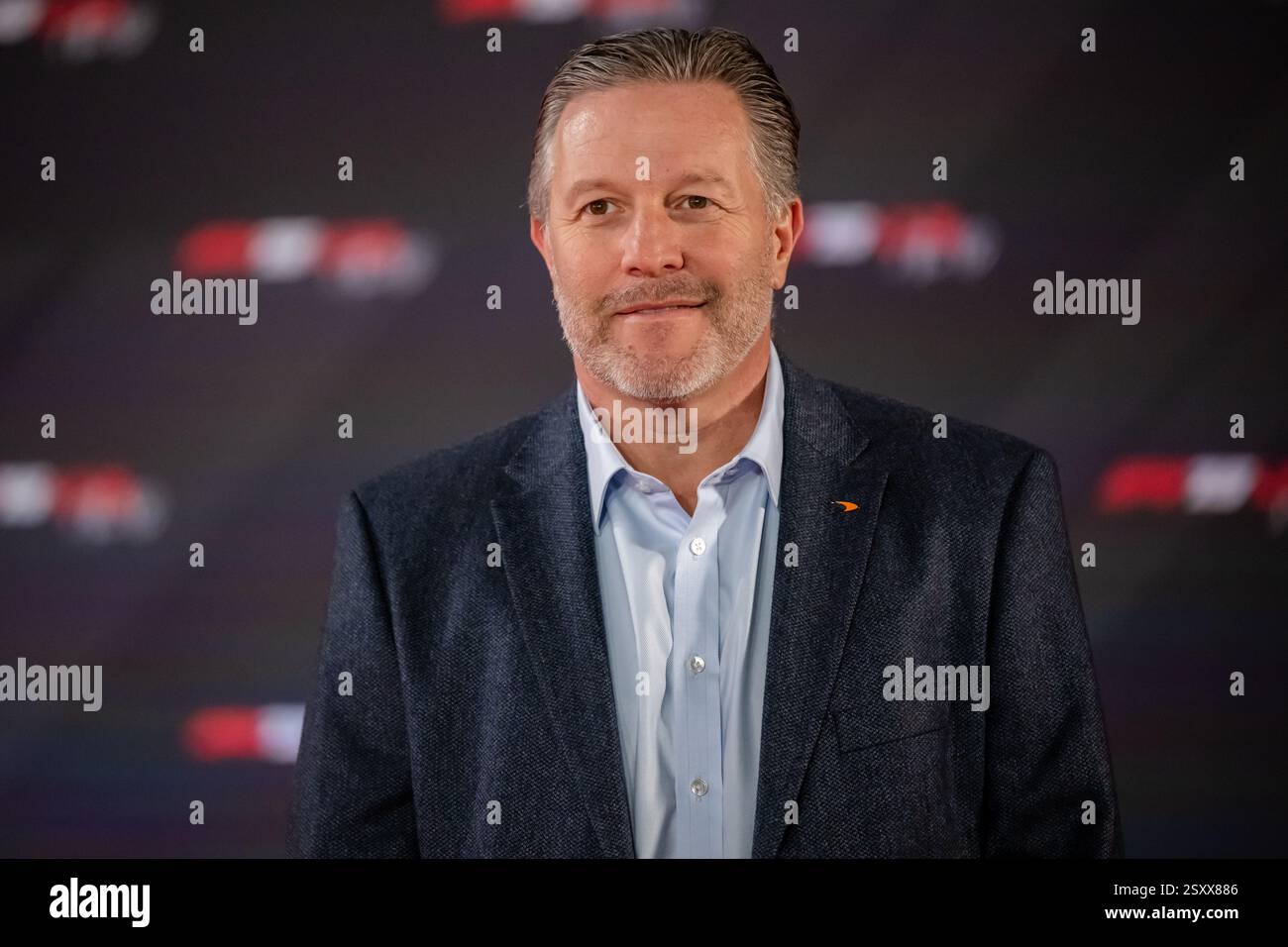 O2 ARENA LONDON, UNITED KINGDOM - FEBRUARY 18: Zak Brown, arriving on ...