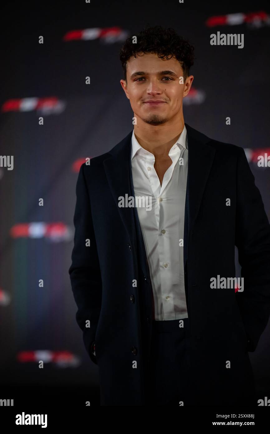 O2 ARENA LONDON, UNITED KINGDOM - FEBRUARY 18: Lando Norris, arriving ...