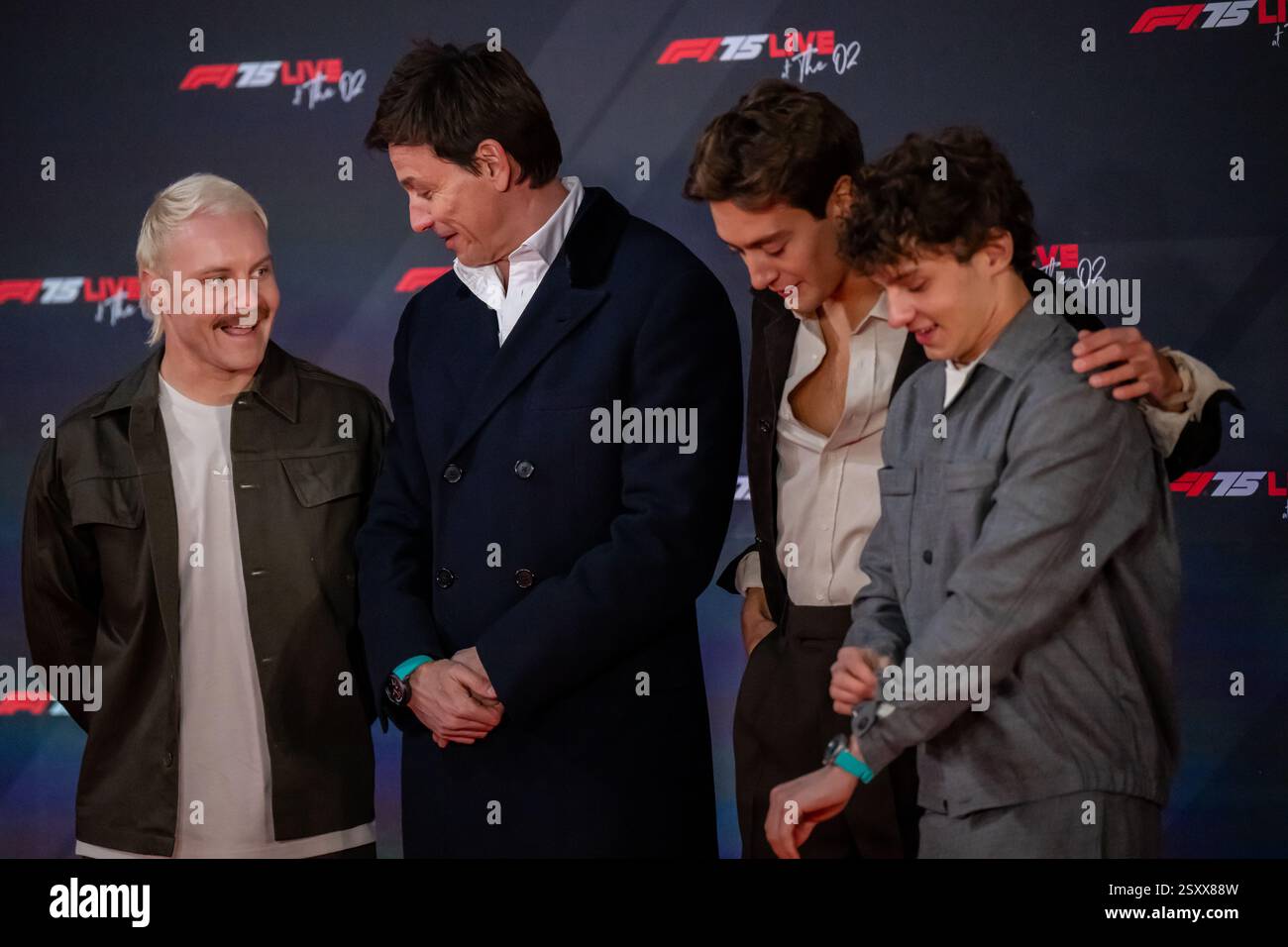 O2 ARENA LONDON, UNITED KINGDOM - FEBRUARY 18: Valtteri Bottas, Toto ...
