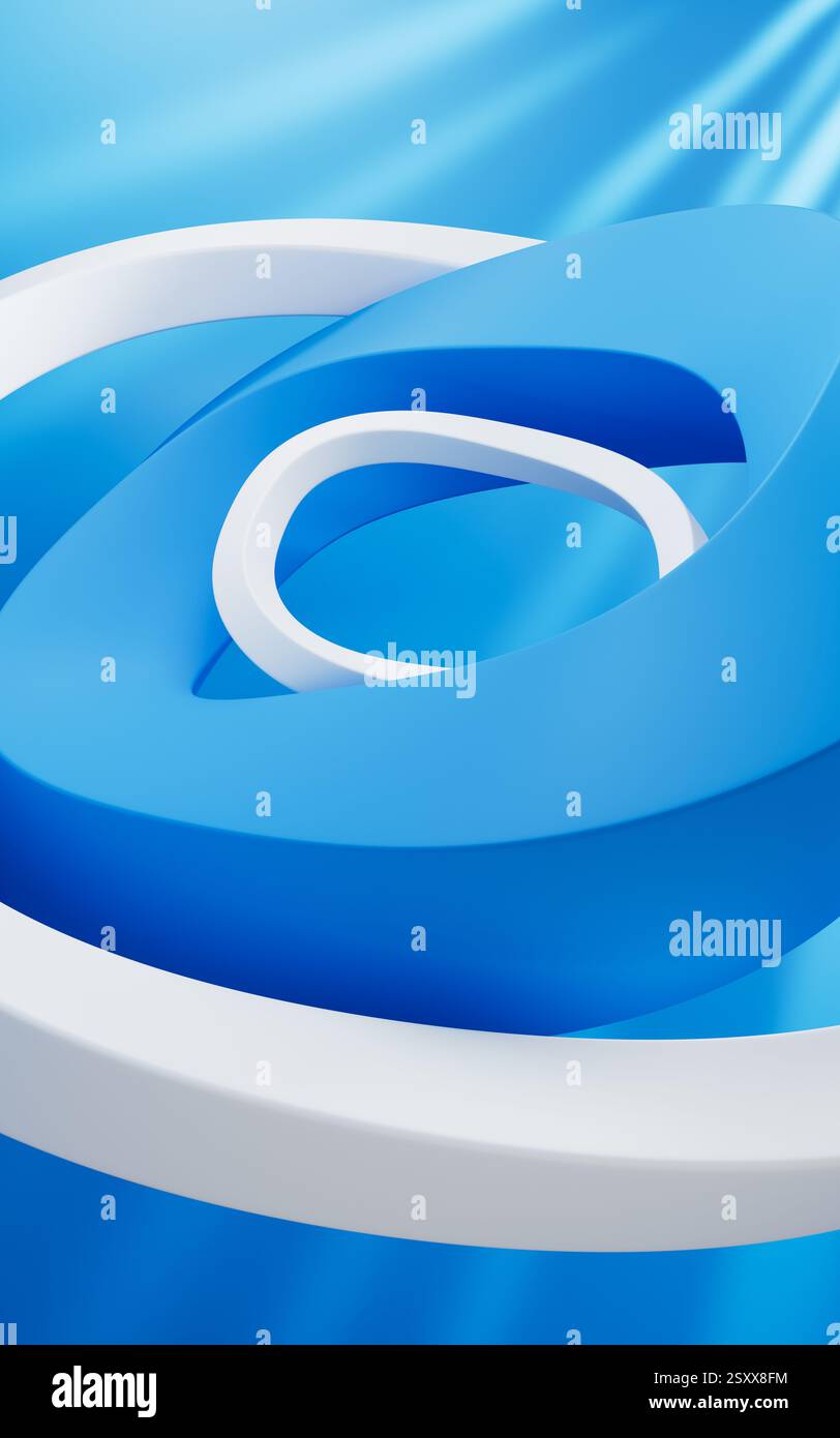 Abstract curve geometry background, 3d rendering. 3D illustration Stock Photo - Alamy