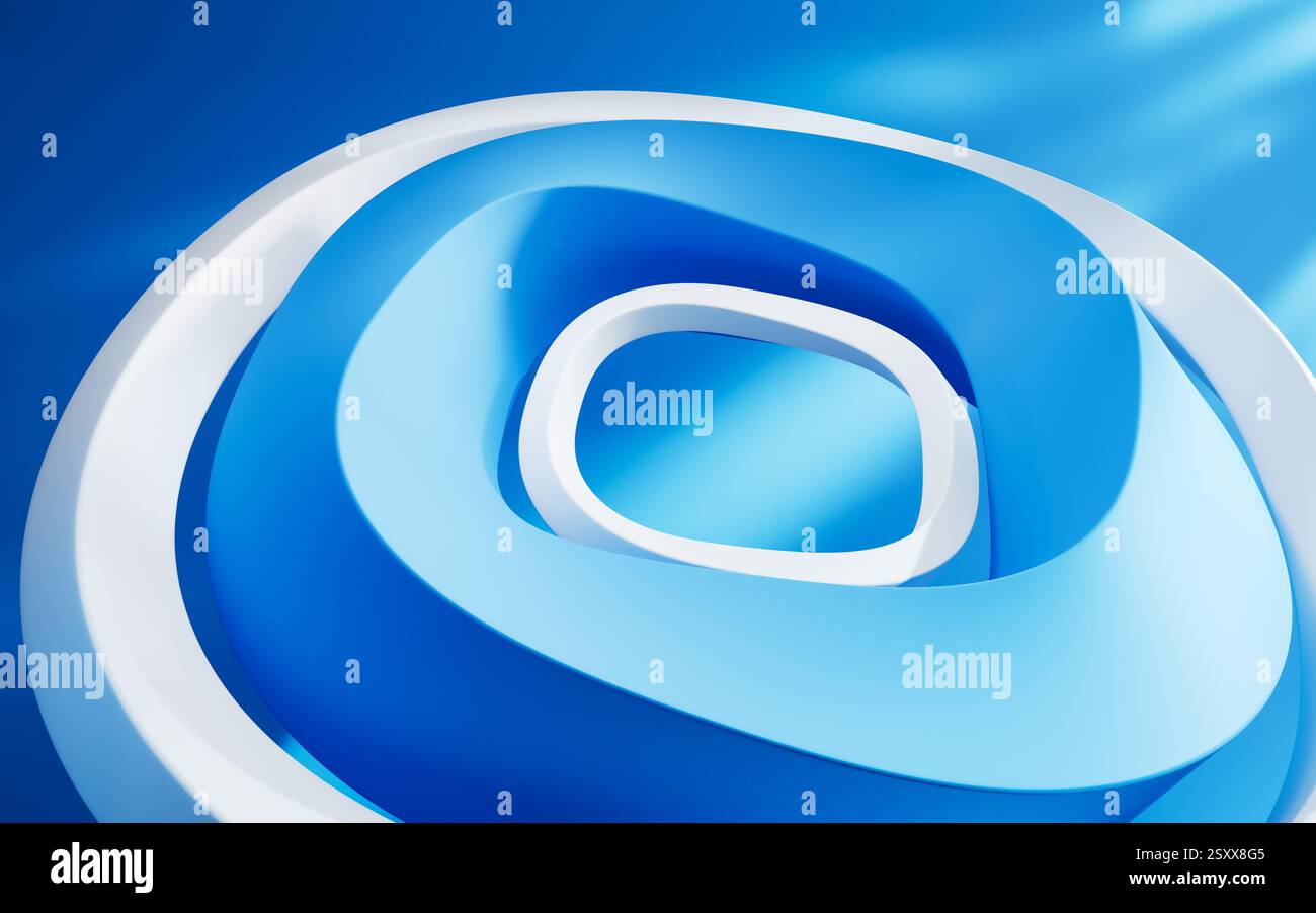 Abstract curve geometry background, 3d rendering. 3D illustration Stock Photo - Alamy