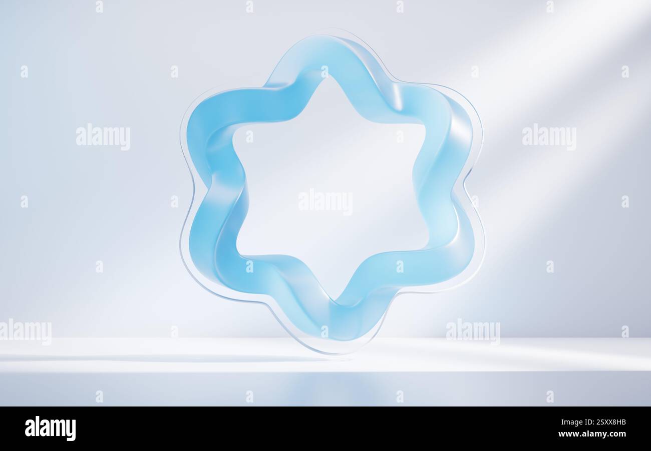 Abstract curve geometry background, 3d rendering. 3D illustration Stock ...