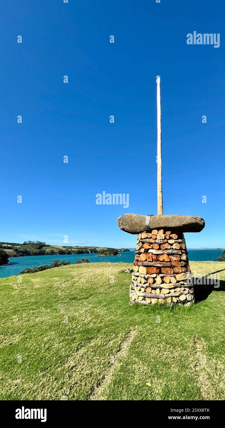 Sculpture By The Gulf 2024 Waiheke Island sculpture by Chris Booth New ...