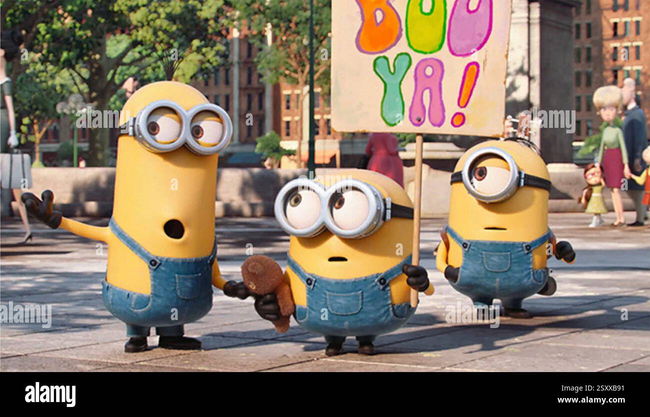 MINIONS 2015 Universal Pictures film Stock Photo - Alamy