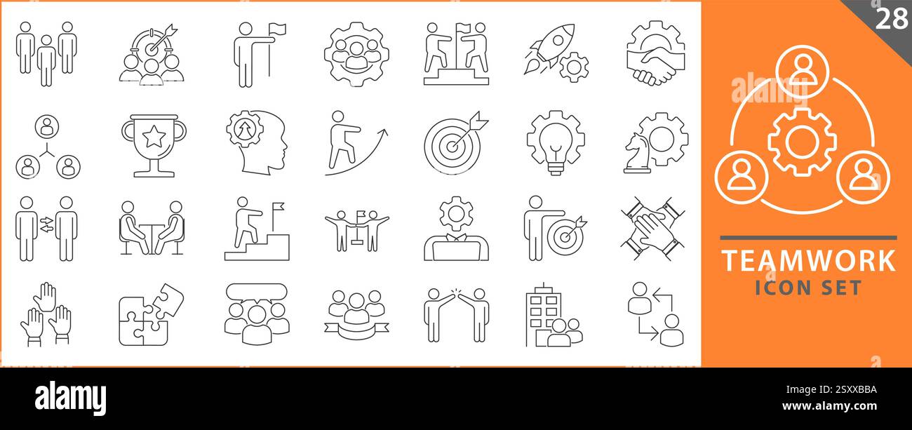 Management icon set. management icons. icons about management business ...