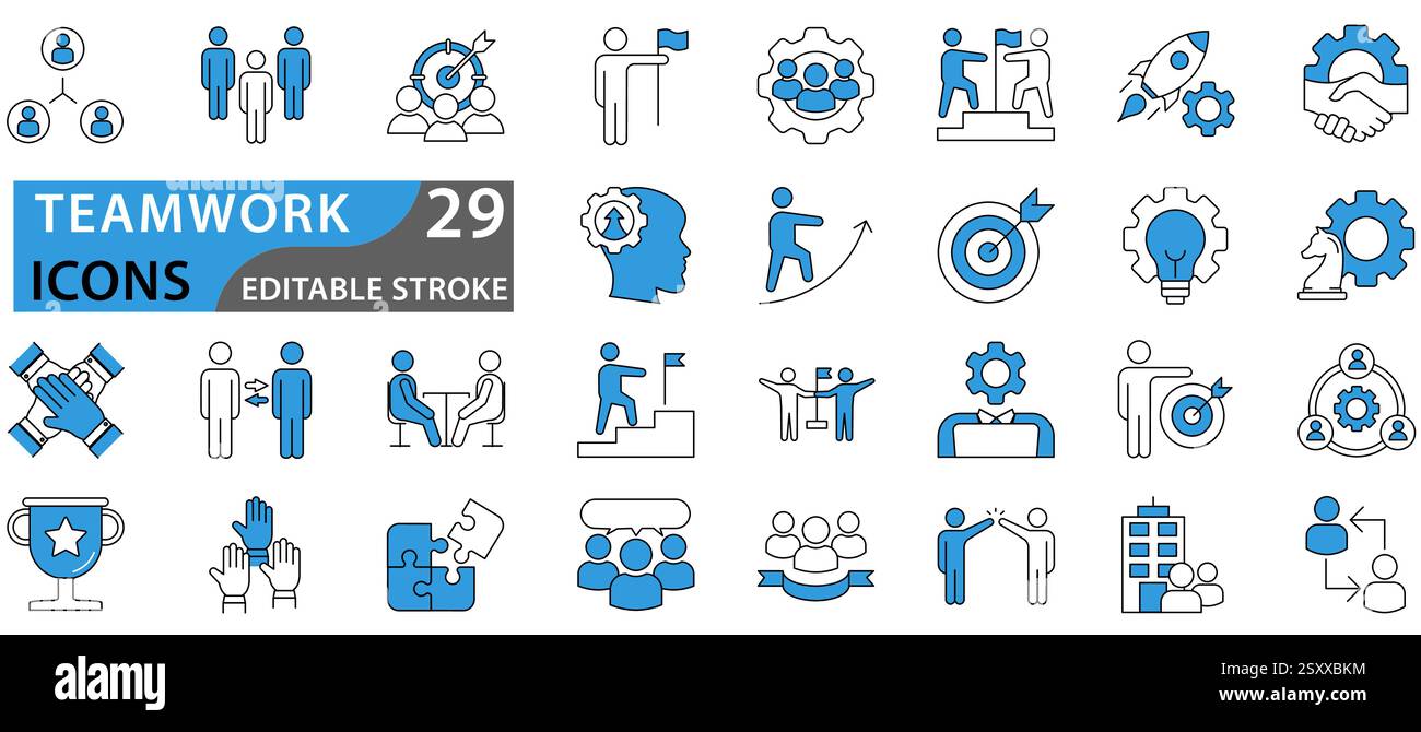 Management icon set. management icons. icons about management business ...