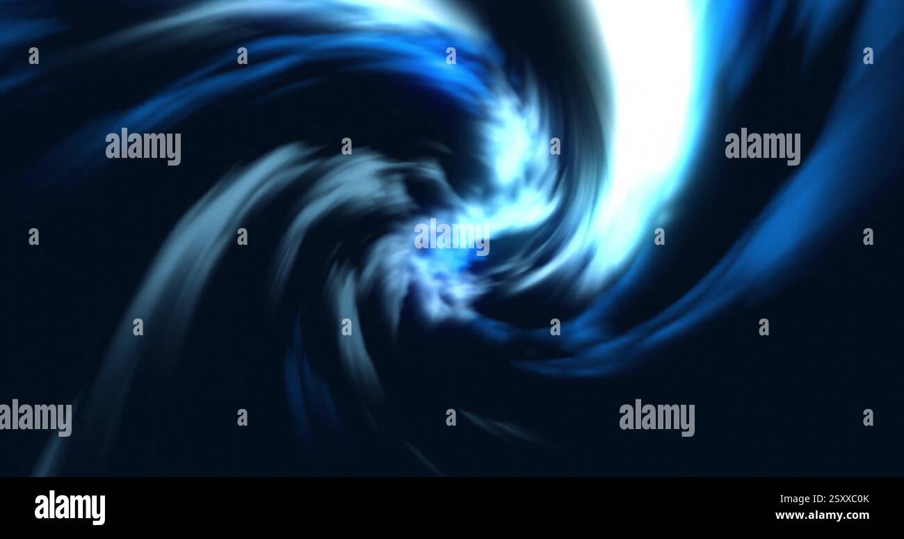 Image of bats flying and blue light trails spinning on black background ...