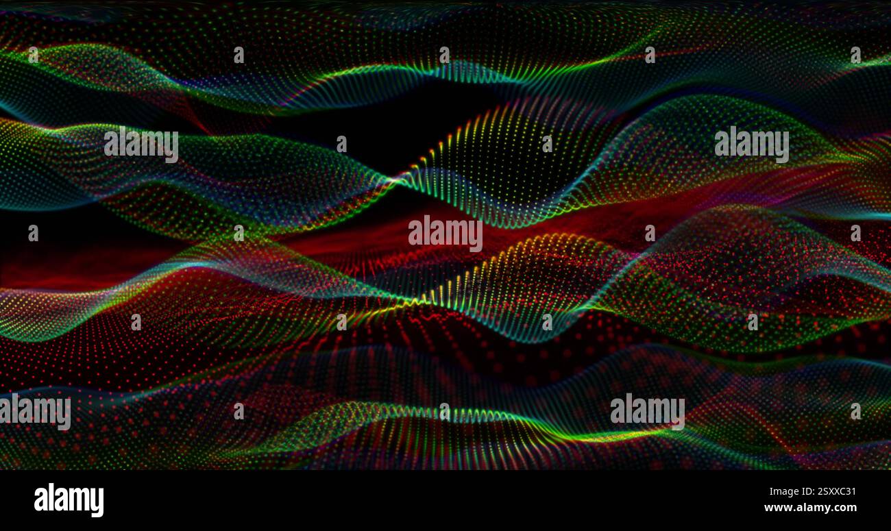 Image of colourful shapes moving on black background Stock Photo - Alamy