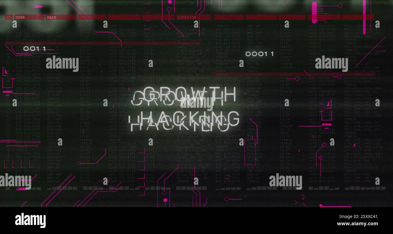 Hacking interface hi-res stock photography and images - Alamy