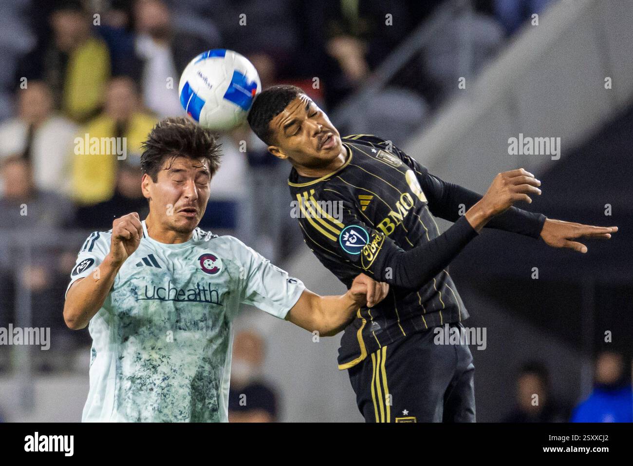 Colorado Rapids' Joshua Atencio #12 and Los Angeles FC's Igor #6 vie ...